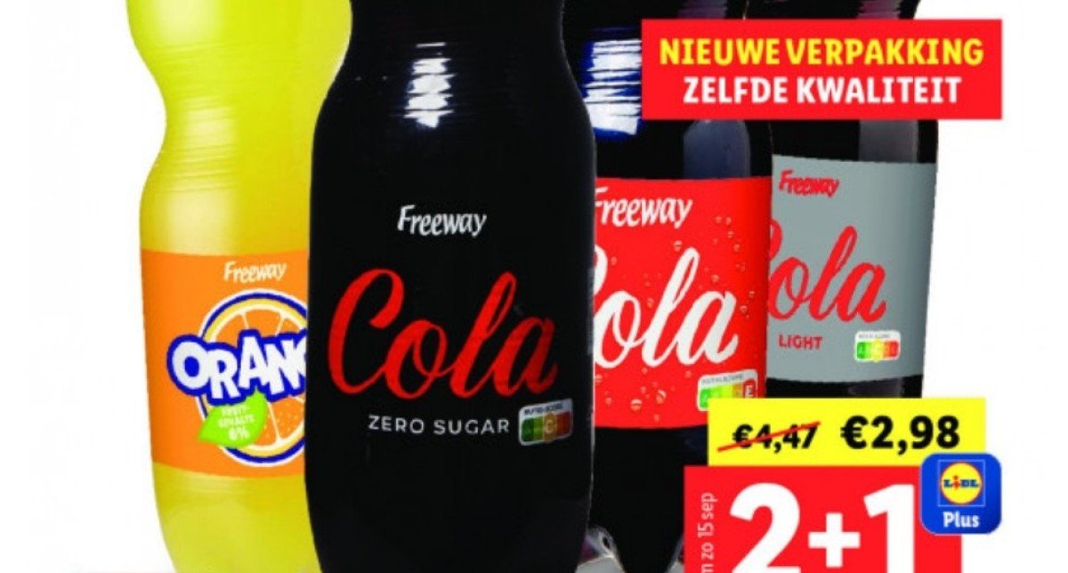 Lidl-huismerk Freeway zoekt het randje op met nieuwe verpakking ...