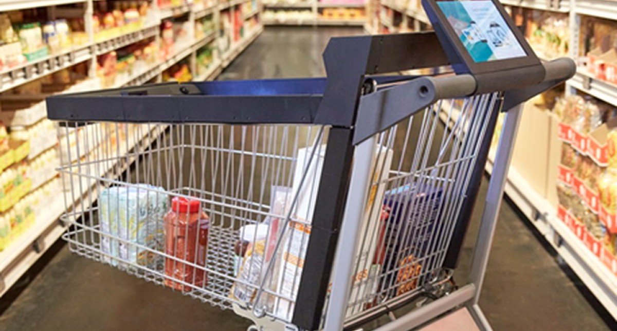 Colruyt test winkelwagen die zelf de boodschappen scant | FoodPro Network